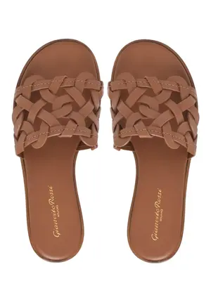 GIANVITO ROSSI Amalfi Slides - Brown