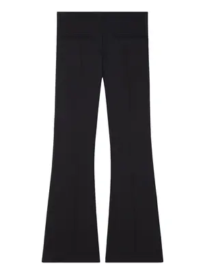 COURREGES Wool Blend Flared Pants - Black
