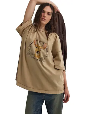 Free People We The Free Farm Friends Tee Doe