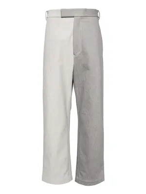 Thom Browne Two-tone Denim Jeans - Grey