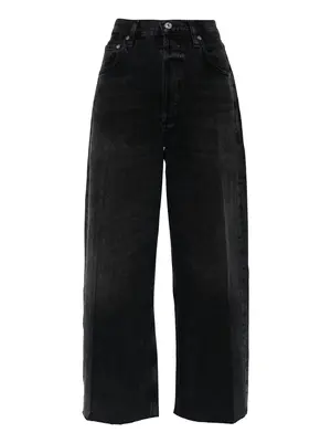 Citizens Of Humanity Ayla Cropped Jeans - Black
