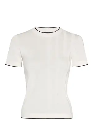 Jacquemus Le T-shirt Tricot Top - White