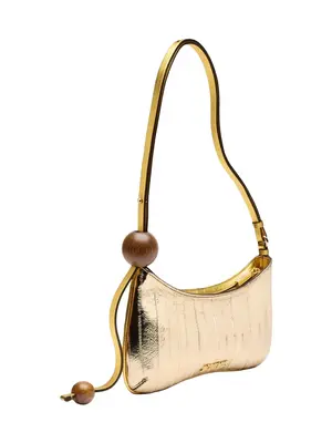 Jacquemus Le Bisou Perle Shoulder Bag - Gold
