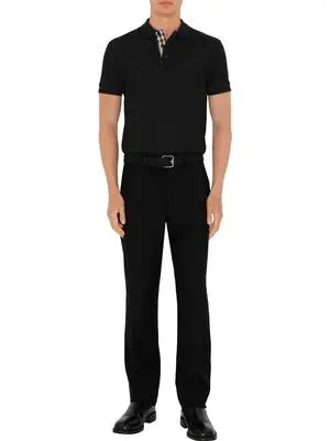 Burberry Equestrian Knight Polo Shirt - Black