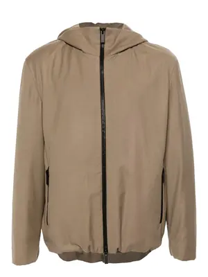 Giorgio Armani Virgin Wool Jacket - Brown