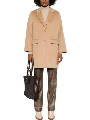 THE DYNAMIS STUDIO Brushed Wool Oxford Coat - Neutrals