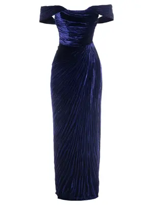 MARIA LUCIA HOHAN Yara Midi Dress - Blue