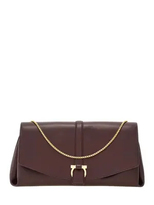FERRAGAMO Flap Shoulder Bag - Red