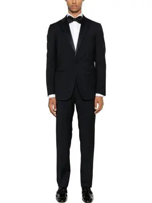 Caruso Single-breasted Suit - Blue