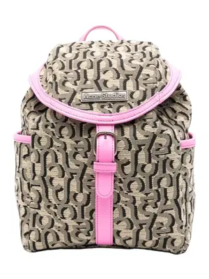 Acne Studios Mini Monogram Backpack - Neutrals