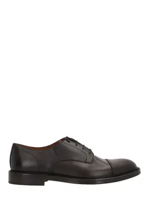 DOUCAL'S Leather Derby Shoes - Brown