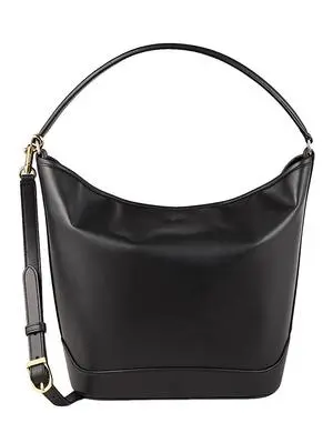 Sandro Tangoso Shoulder Bucket Bag Black