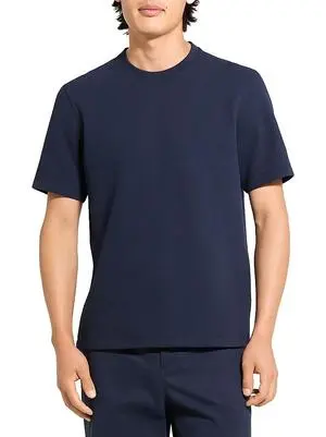 Theory Delroy Double Pique Jersey Tee - Baltic