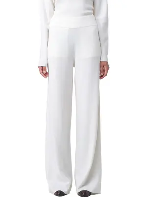 Max Mara Wide Leg Trousers - White