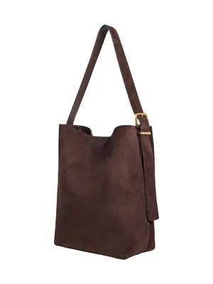 Madewell The Essential Bucket Tote - Dark Carob
