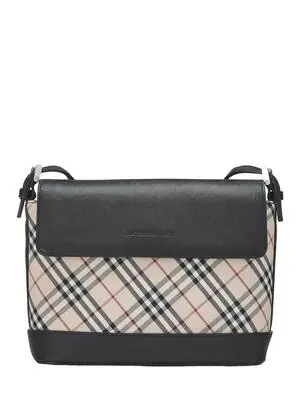 Burberry House Check Jacquard Crossbody - Black