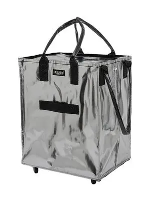 HULKEN Large Rolling Tote Bag With Zip Top Closure - One-color
