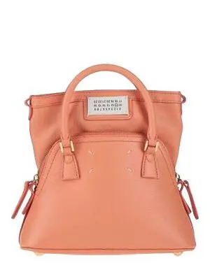 MAISON MARGIELA Handbag In Goat Skin And Cow Leather - Salmon Pink
