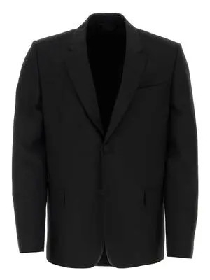 Givenchy Single-breasted Wool Blazer - Black