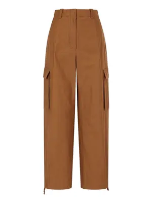STUDIO TOMBOY Straight-leg Cargo Trousers - Brown