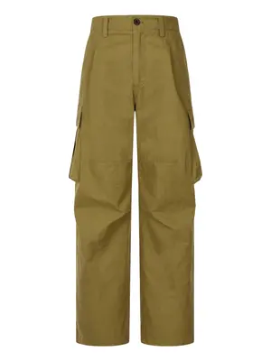 STUDIO TOMBOY Straight-leg Cargo Trousers - Green