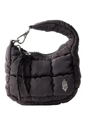 Free People Free People Quilted Micro Pouch Graphite