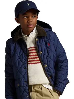 Ralph Lauren Hooded Barn Jacket - Newport Navy