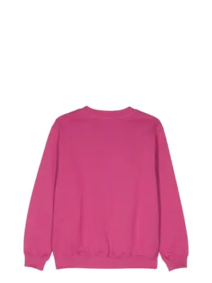 LANVIN Logo-embroidered Sweatshirt - Pink
