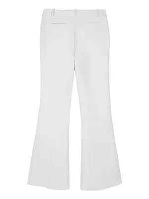 Barbara Bui Flared Crepe Trousers - Grey