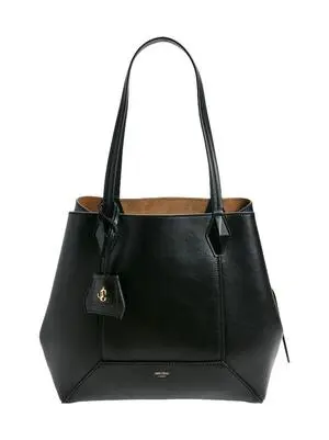 JIMMY CHOO Diamond Leather Tote - Black