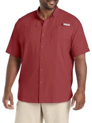 Columbia Big & Tall Pfg Tamiami Ii Sport Shirt - Beet