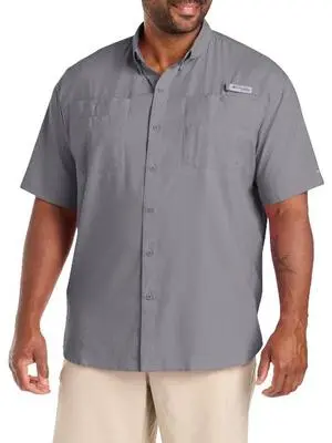 Columbia Big & Tall Pfg Tamiami Ii Sport Shirt - City Grey