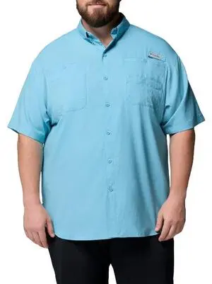Columbia Big & Tall Pfg Tamiami Ii Sport Shirt - Vintage Blue