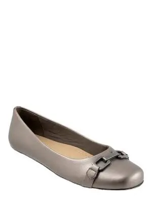 Trotters Sadie Flat - Pewter