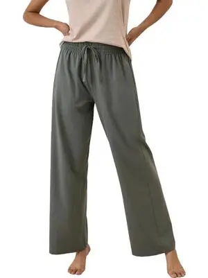 PACT Luxe Essential Wide Leg Pant - Castor Grey