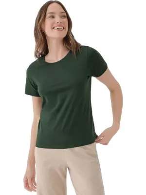 PACT Organic Cotton Softspun Crew Neck Tee Mountain View