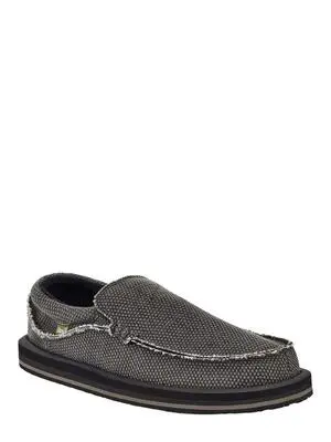Sanuk Chiba Woven Slip-on - Black