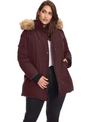 ALPINE NORTH Glacier Vegan Down Winter Parka Jacket - Grape