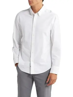 Mizzen+main Ellis Oxford Button-down Shirt - White