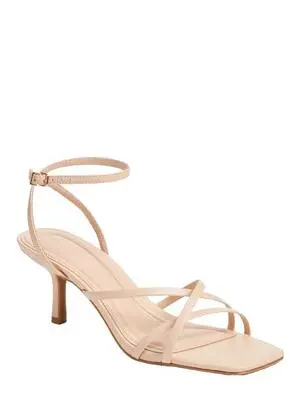 OPEN EDIT Open Edit Remington Ankle Strap Sandal Tan Cream