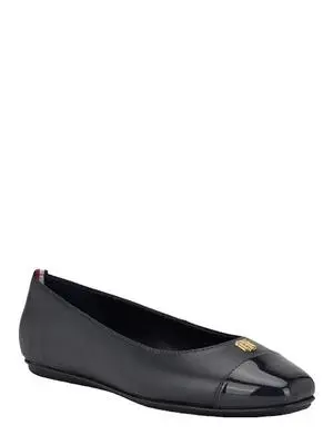 Tommy Hilfiger Bekim Cap-toe Flat - Dark Blue