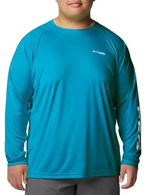Columbia Big & Tall Terminal Tackle Shirt - Blue Echo