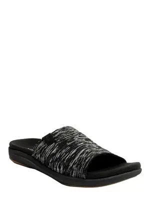 REVITALIGN Vanessa Slide Sandal - Black
