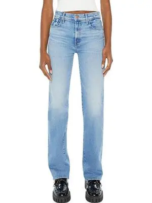 MOTHER The Kick It High-waist Straight-leg Jeans - Tarot Time