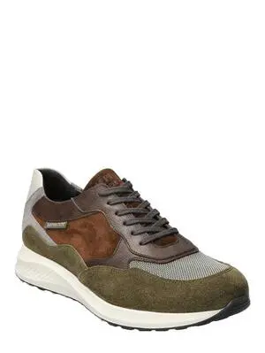 Mephisto Mephisto Driss Mixed Media Sneakers Khaki