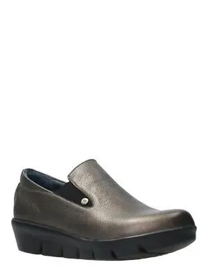 WOLKY Mesita Wedge Slip-on Sneaker - Inox