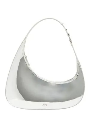 Jw Pei Harlee Faux Leather Shoulder Bag - Silver