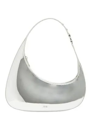 Jw Pei JW PEI Harlee Faux Leather Shoulder Bag Silver