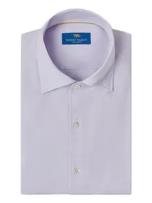 Robert Talbott Morgan Pinpoint Oxford Shirt Lavender Oxford