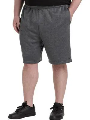 REEBOK Big & Tall Performance Fleece Shorts - Pitchgrey Heather